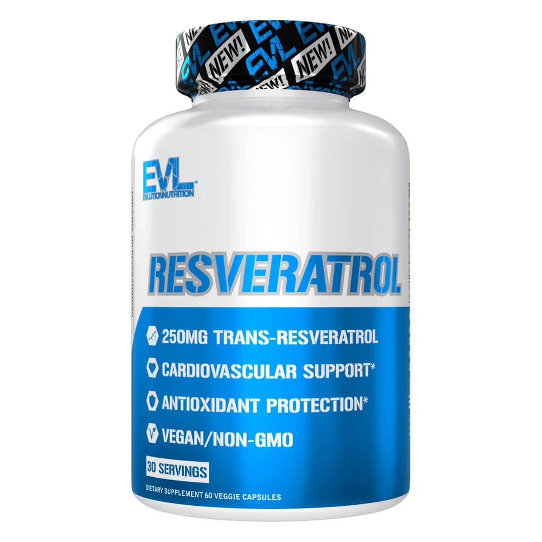 EVLution Nutrition, Resveratrol, 60 Caps | Zone Nutrition Supplements Lebanon